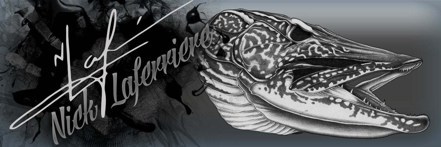 Northern Pike Skull – NICK LAFERRIERE