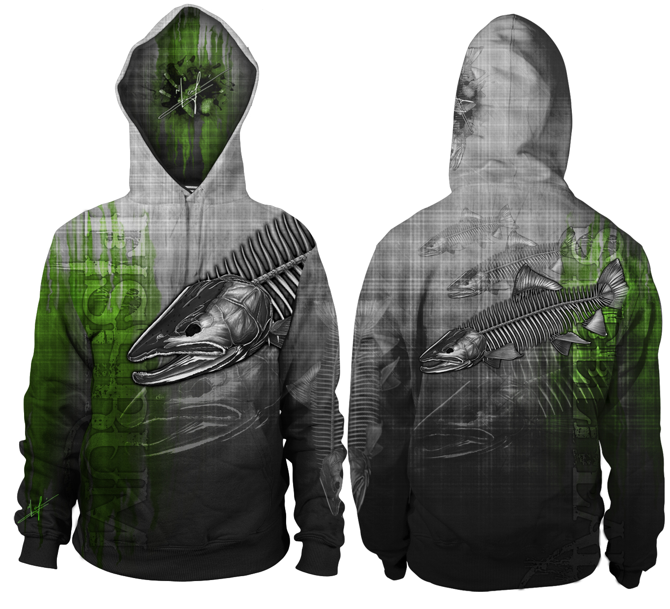 Steelhead Skeleton Design | NICK LAFERRIERE